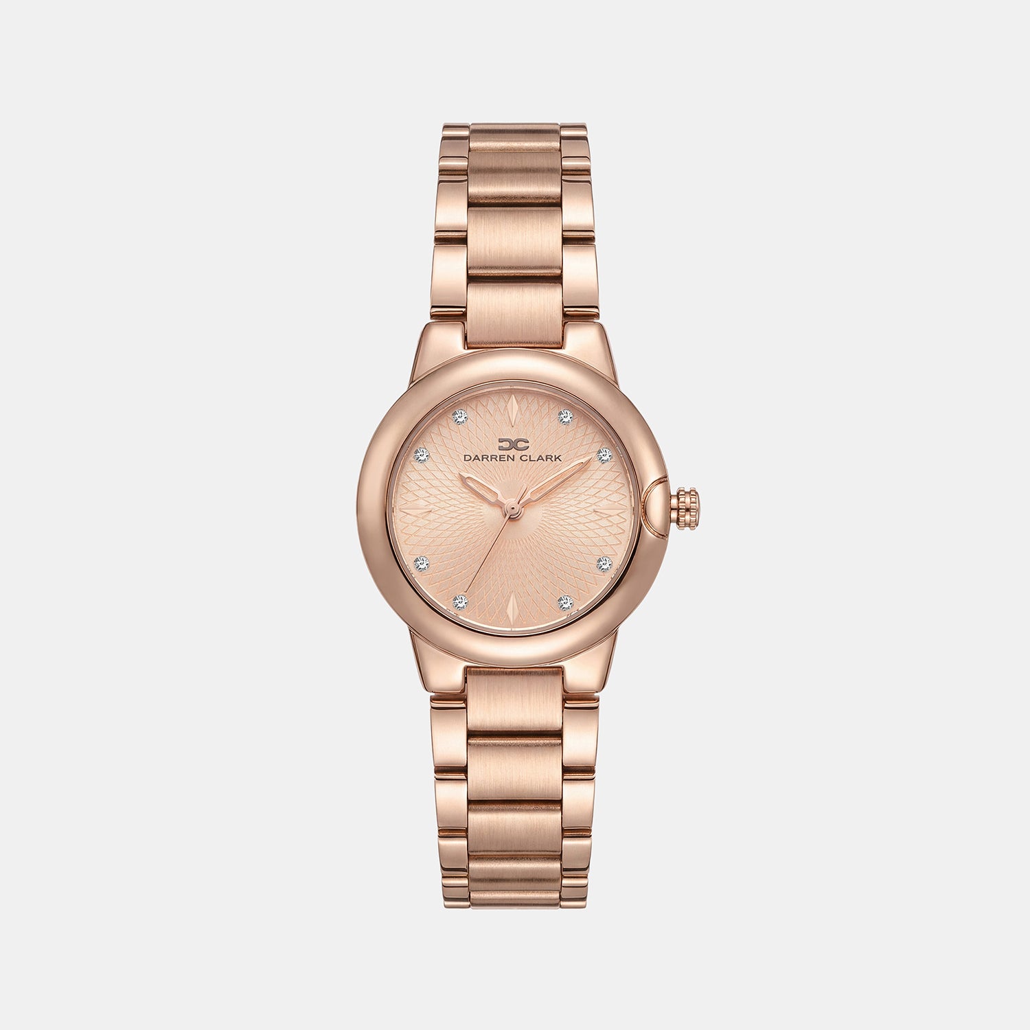 Darren Clark Women Rose Gold Metal Watch 2016C-M0307 – Just In Time
