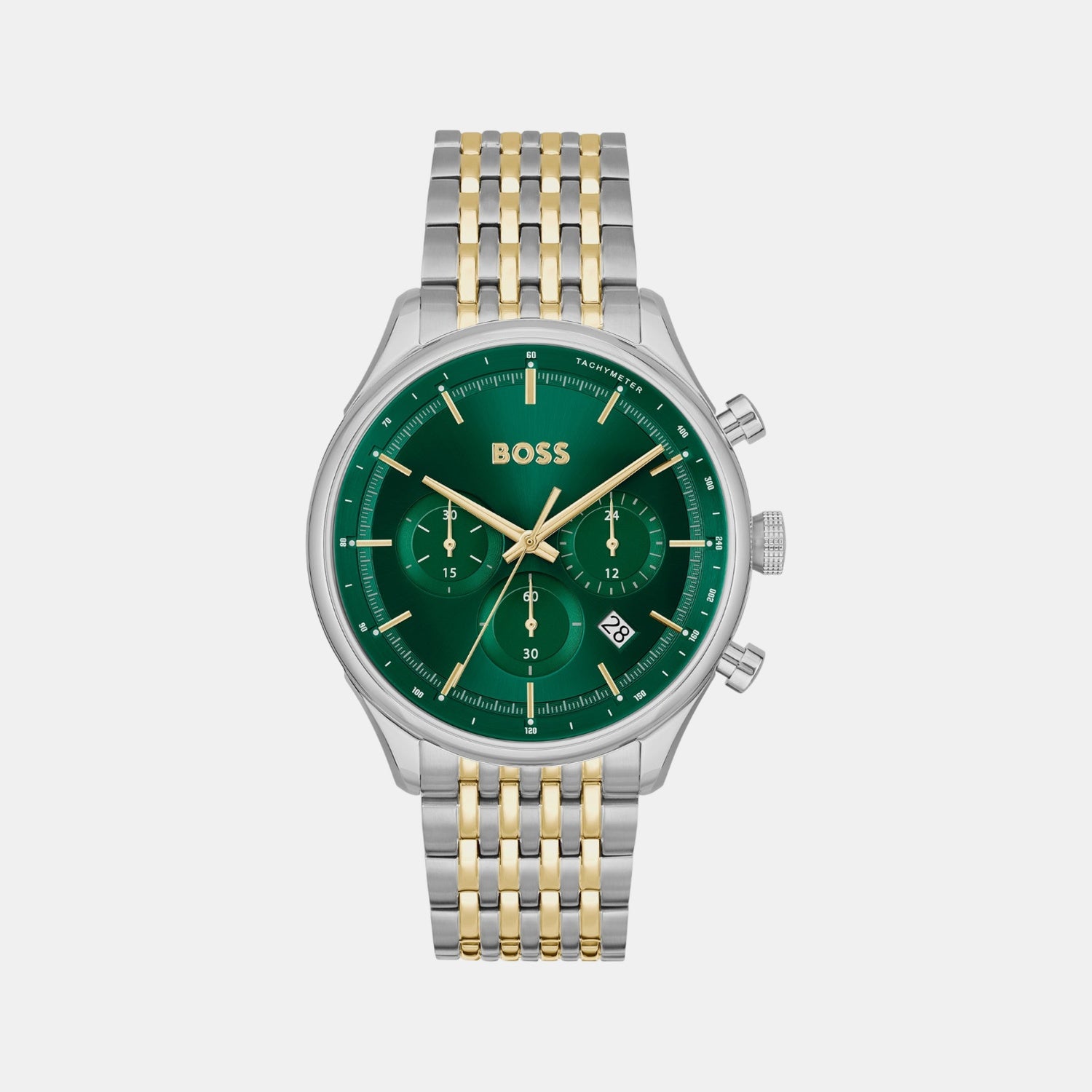 Boss Gregor Men Green Chronograph Watch 1514081 – Just In Time