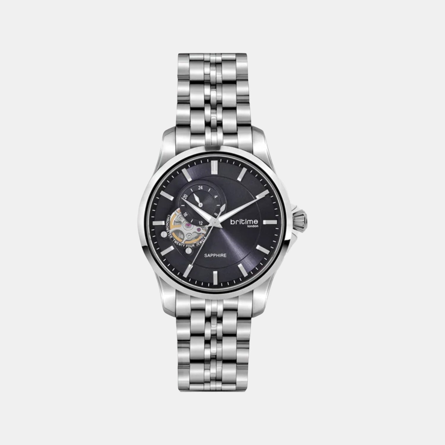 Britime Men Blue Metal Watch 166-M10501 – Just In Time