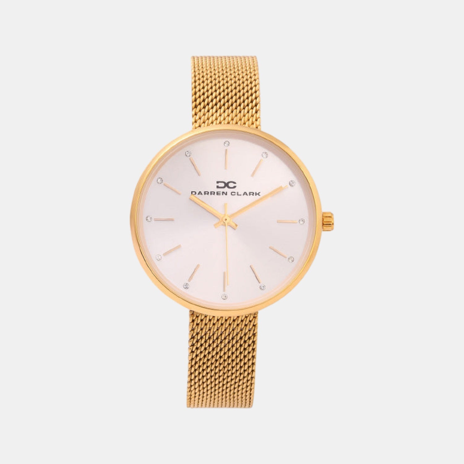 Darren Clark Women Silver Mesh Watch 2007B-E0203 – Just In Time