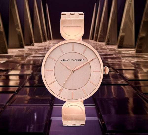 Armani Rose Gold Watch - a Versatile Shine on Your Wrist – Just In Time