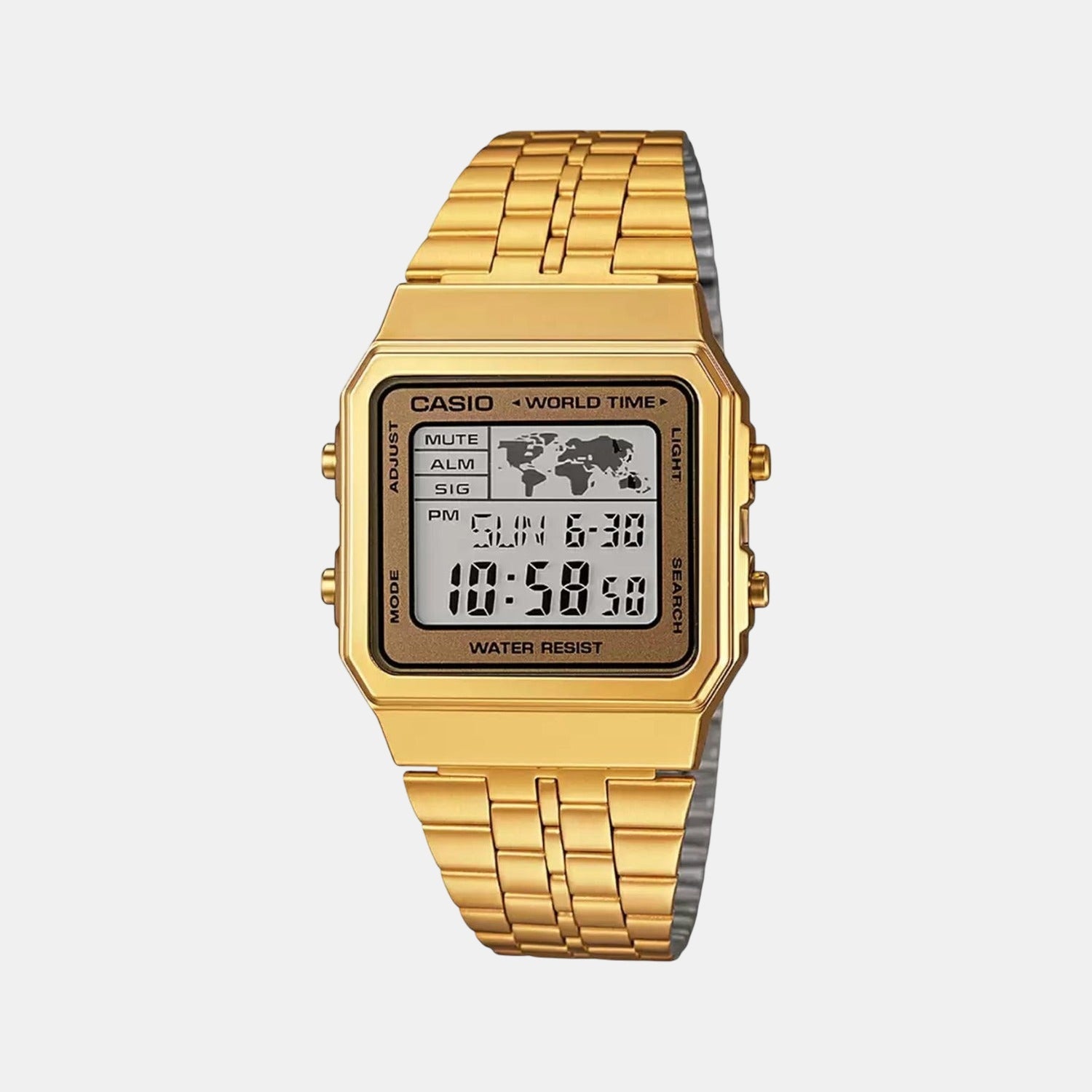 Casio Vintage White Stainless Steel Watch D134 – Just In Time