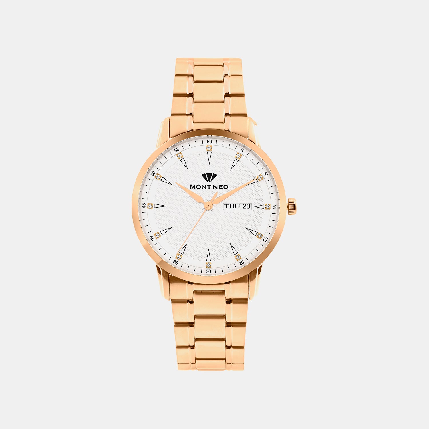 Mont Neo Men Silver Metal Watch G8505D-M3303 – Just In Time