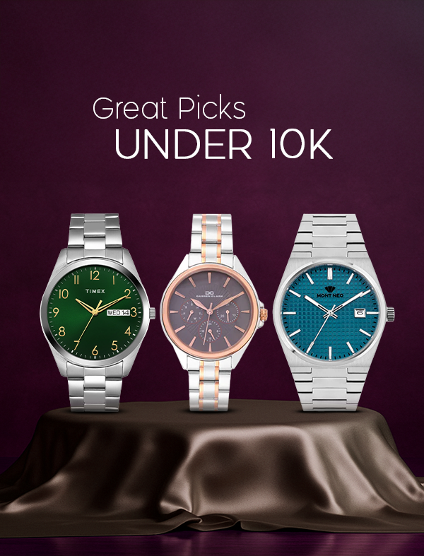 Stylish Watches Under INR 10,000 | Latest Watches – Just In Time