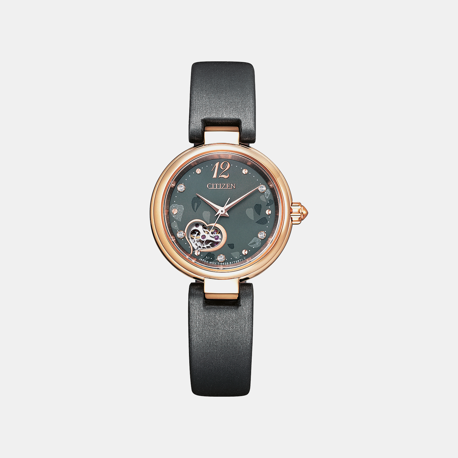 Citizen Women Black Leather Watch PR1023-10H – Just In Time