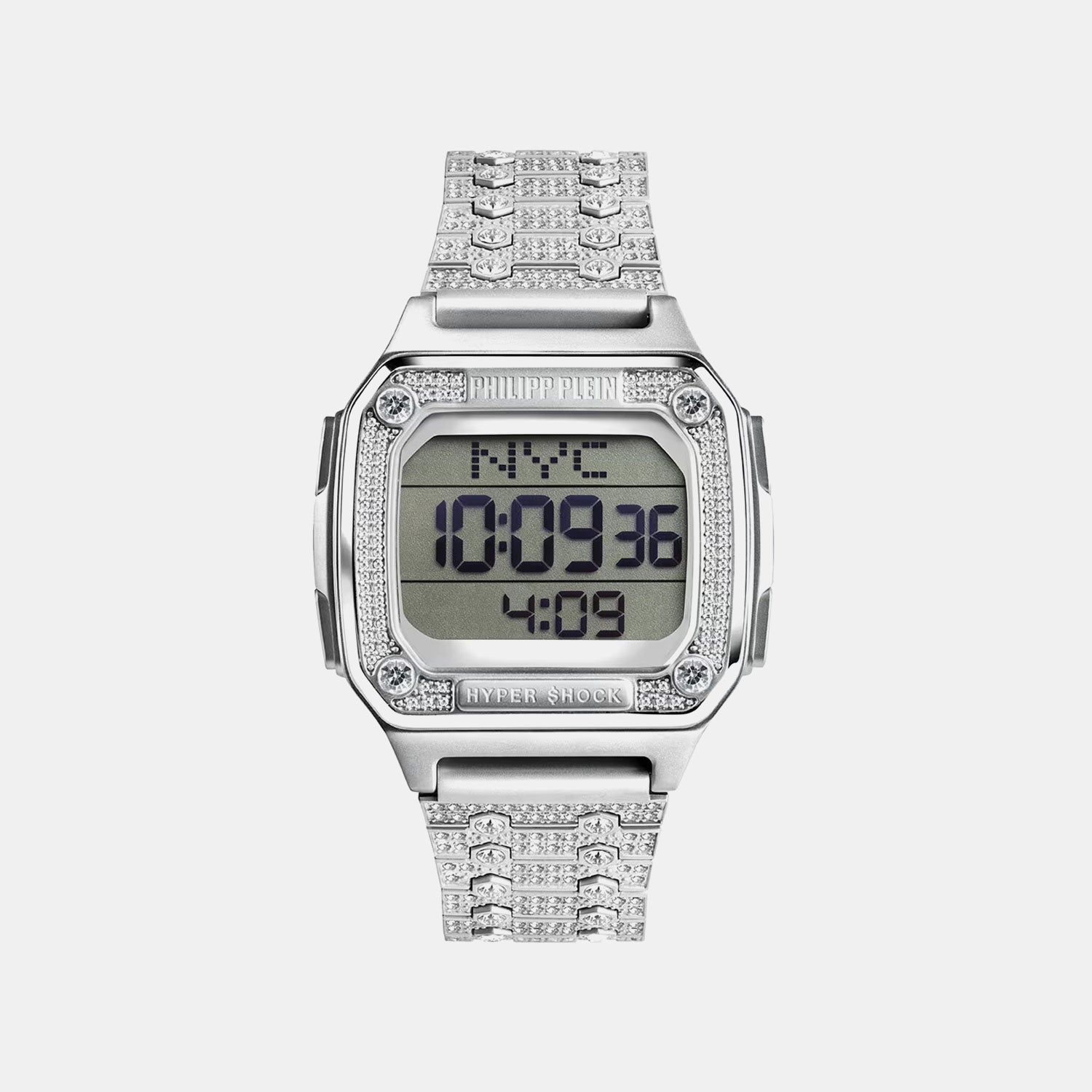 Women Quartz White Dial Digital Stainless Steel Watch PWHAA1121 – Just ...