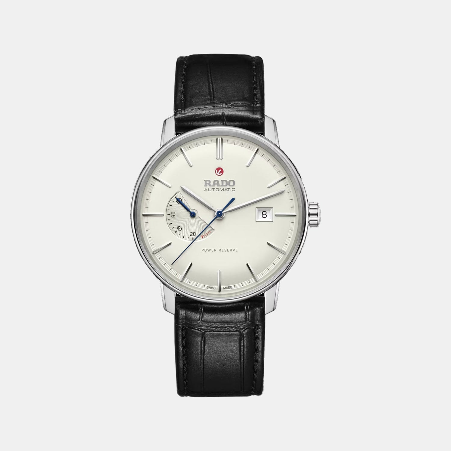 Rado Coupole Classic Men White Leather Watch R22878045 – Just In Time