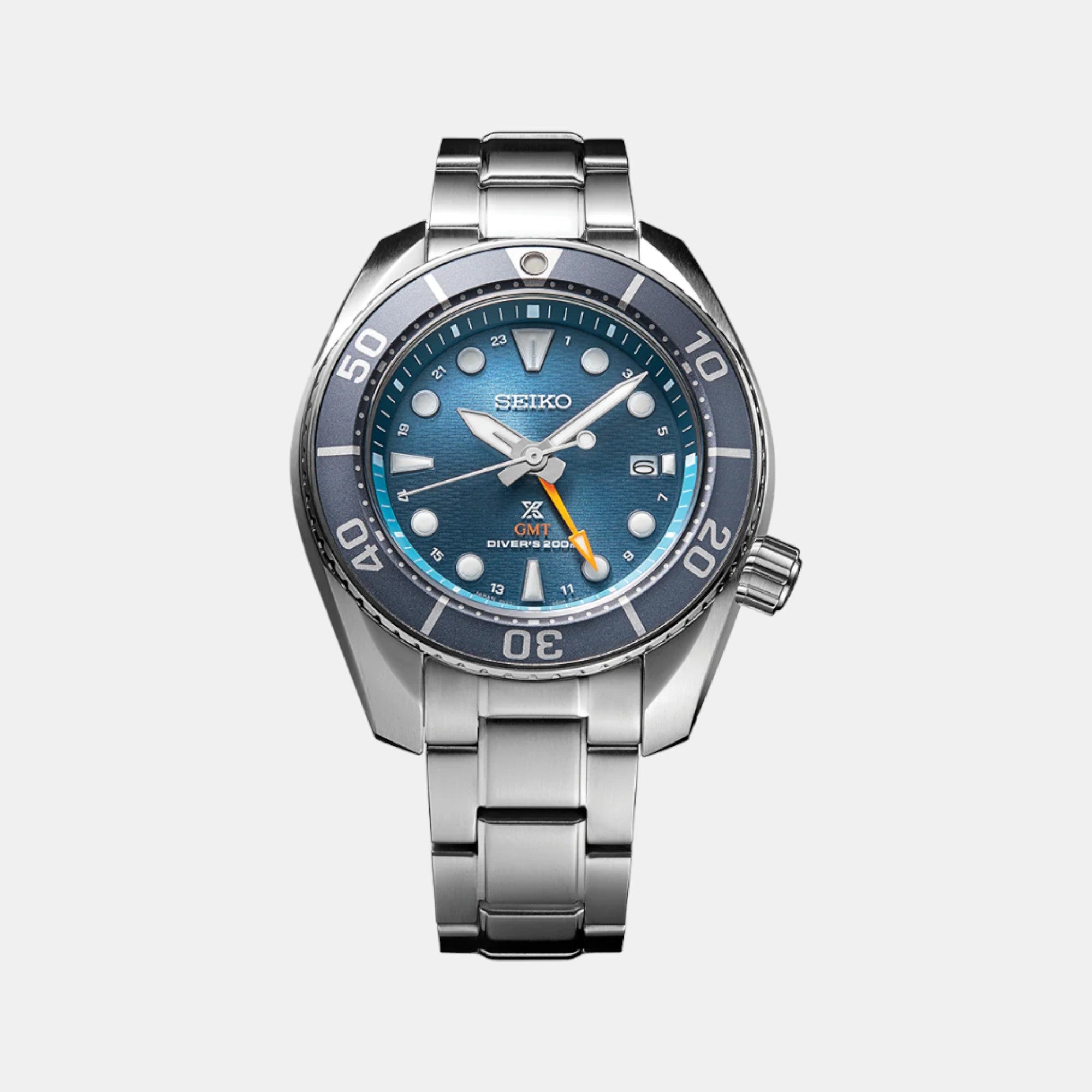 Seiko Prospex Men Blue Stainless Steel Watch SFK001J1 – Just In Time