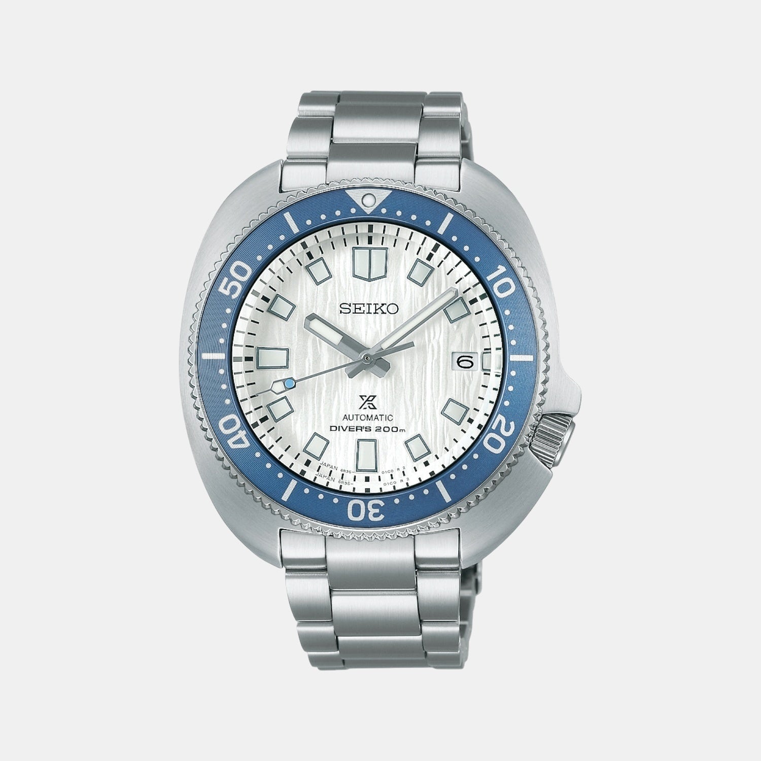 Seiko Prospex Men Automatic White Dial Analog Stainless Steel Watch ...