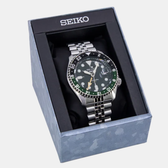 Seiko 5 Sports Men Automatic Green Dial Analog Stainless Steel Watch ...