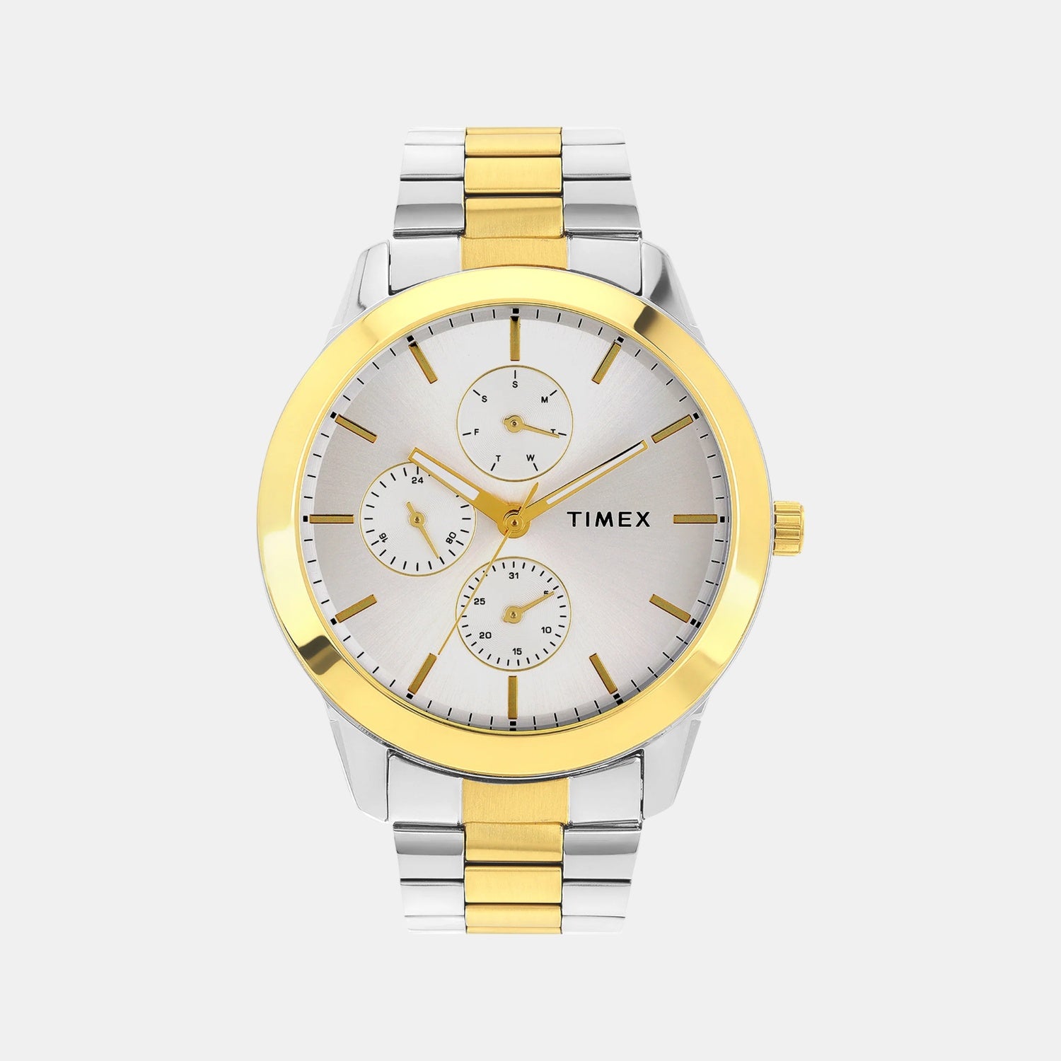 Timex Fashion Men Silver Stainless Steel Watch TWEG18523 – Just In Time