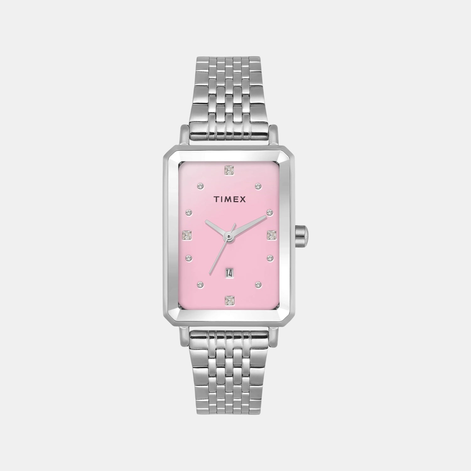 Timex Fashion Women Pink Stainless Steel Watch TWEL20801 – Just In Time