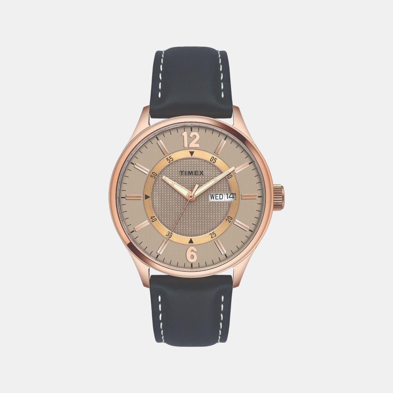 Timex Men Quartz Grey Dial Analog Leather Watch TWEG19802 – Just In Time